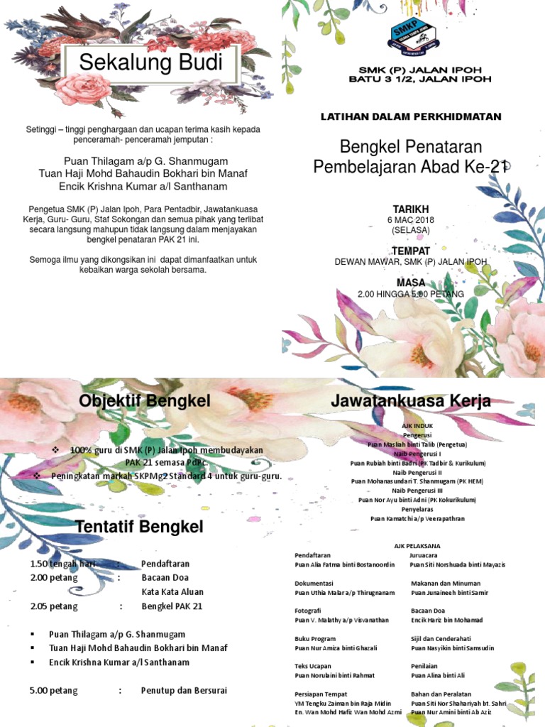 Contoh Buku Program Ringkas 2 | PDF