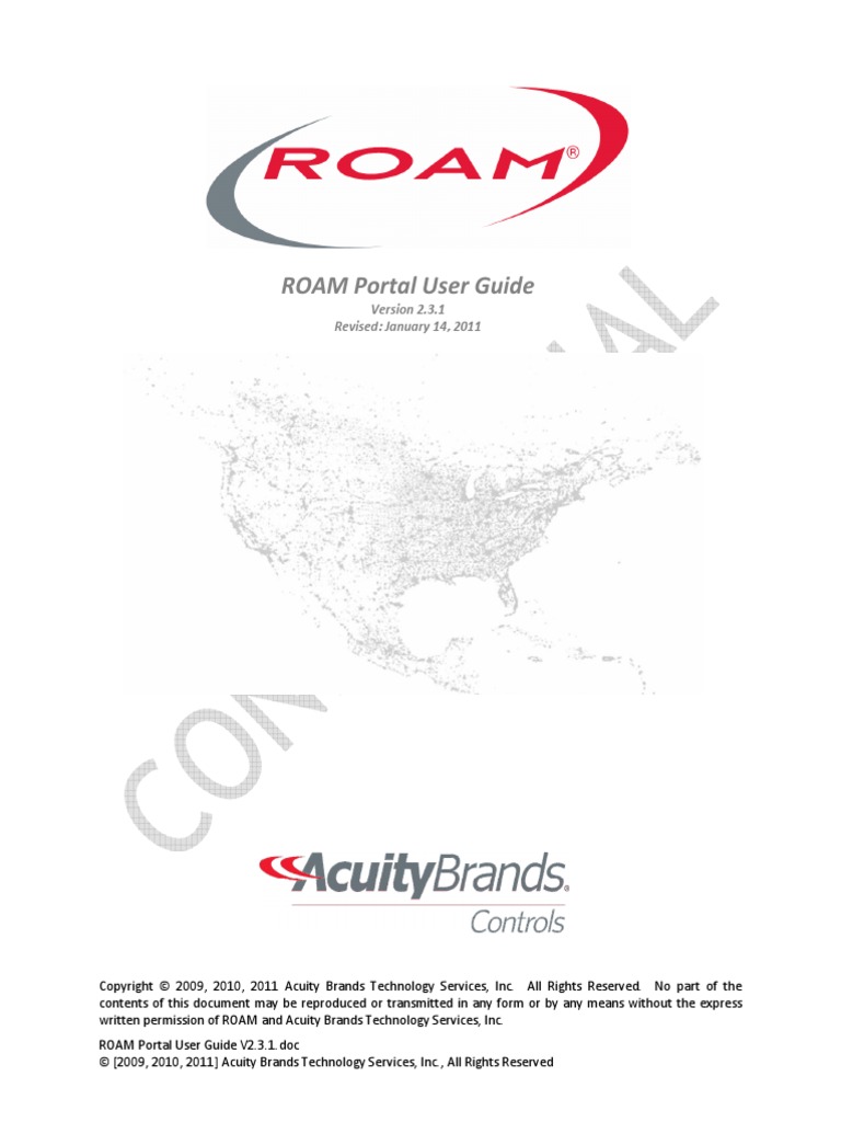 ROAM Portal User Guide: Revised: January 14, 2011 | PDF | Tab (Gui ...