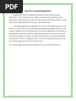 ANG ASO at ANG PUSA (Pabula Ni-Mark Joseph Aragon) | PDF