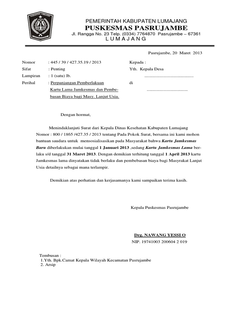 Blangko Surat TND 2013 (Repaired) | PDF