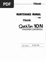 Mazak M-Plus Mazatrol Programming Manual | PDF