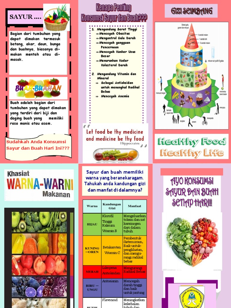 Manfaat Sayur dan Buah untuk Kesehatan | PDF