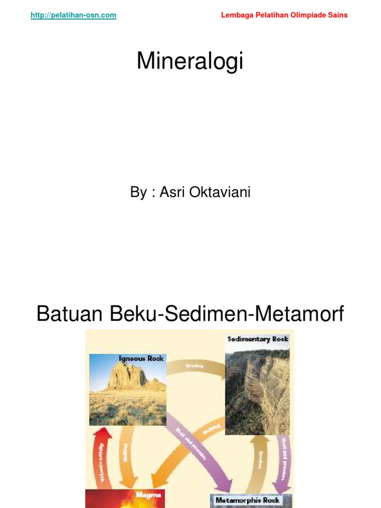 Mineralogi PDF | PDF | Sains & Matematika