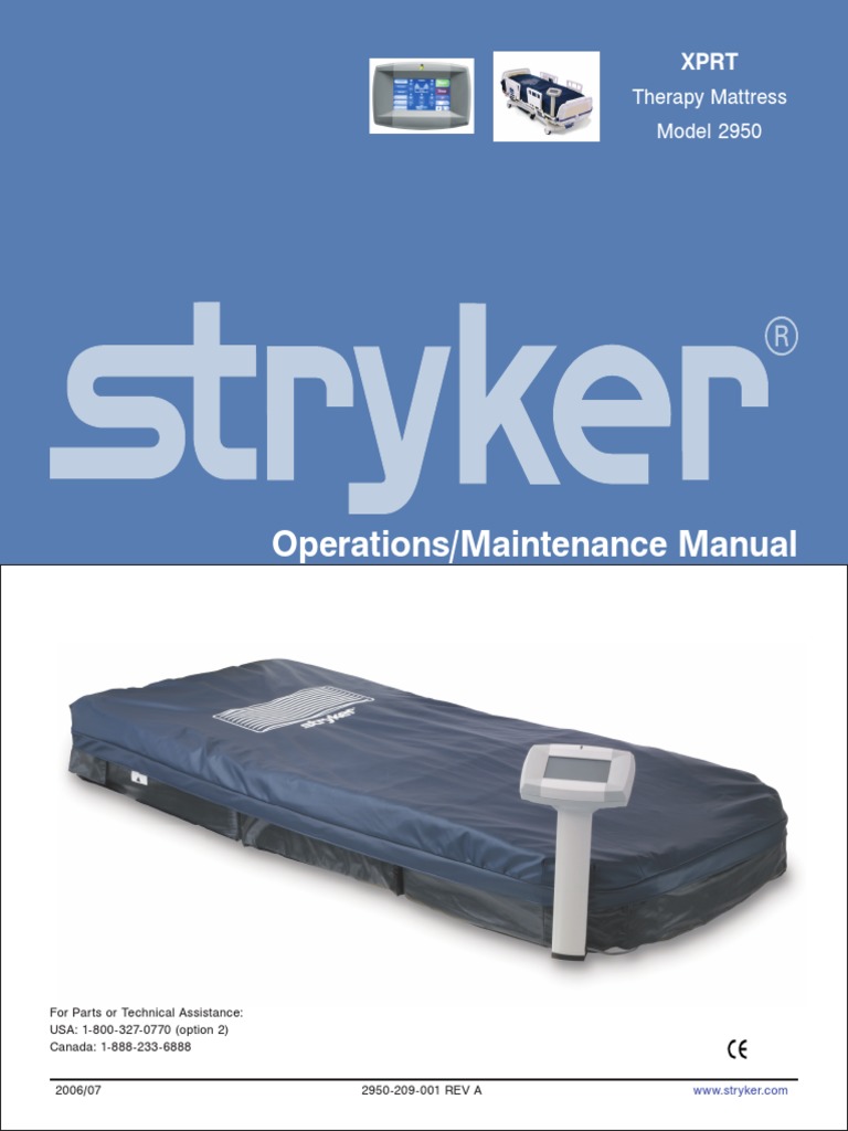 Stryker XPRT 1 | PDF | Electrical Connector | Spinal Cord Injury