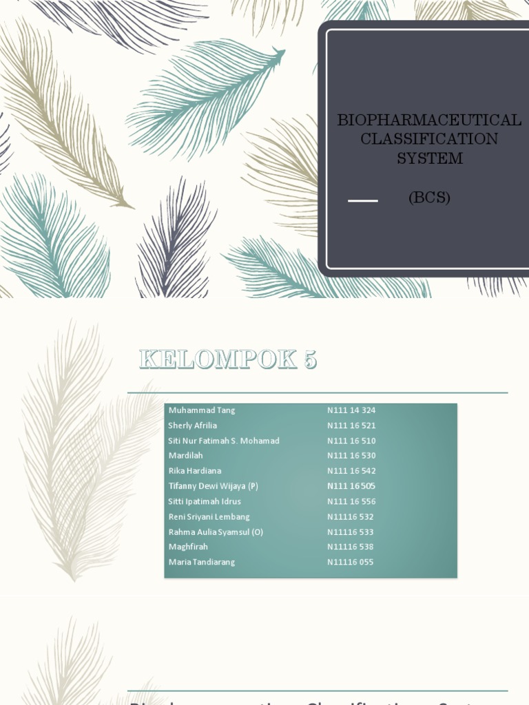 Biopharmaceutical Classification System | PDF