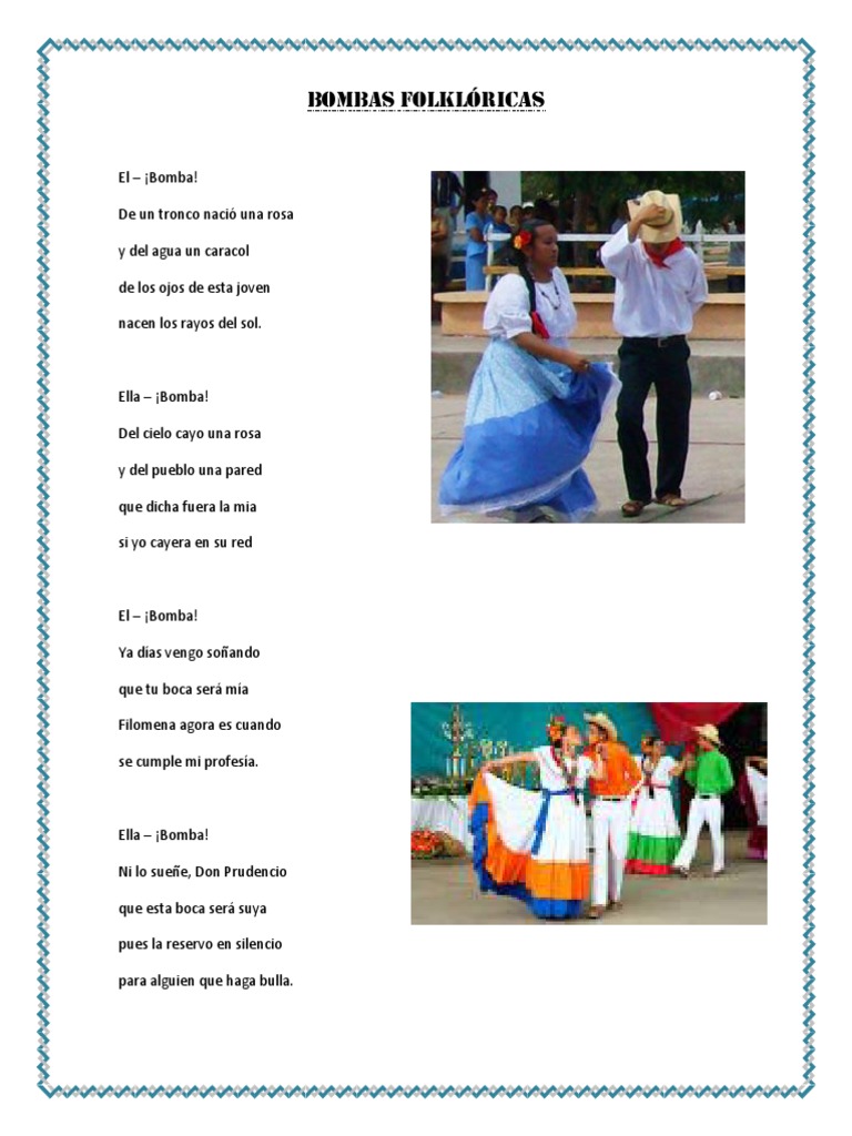 Bombas Folklóricas Hondureñas | PDF | Naturaleza