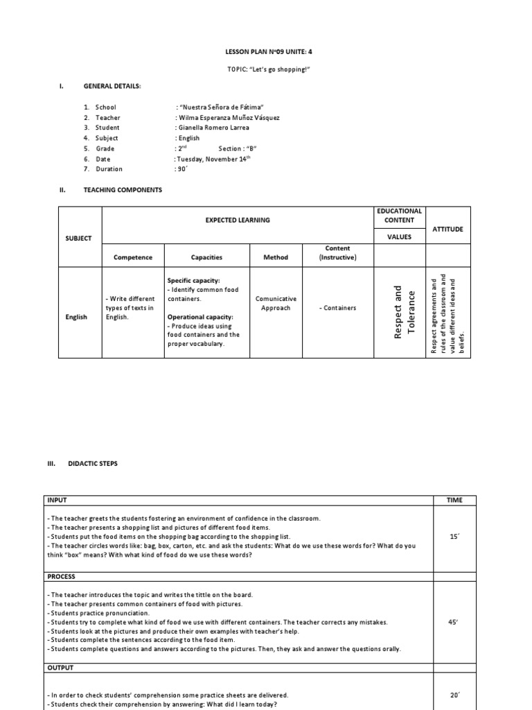 Containers | PDF | Reading Comprehension | Teachers
