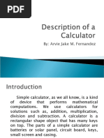Parts of A Calculator | PDF | Teaching Methods & Materials