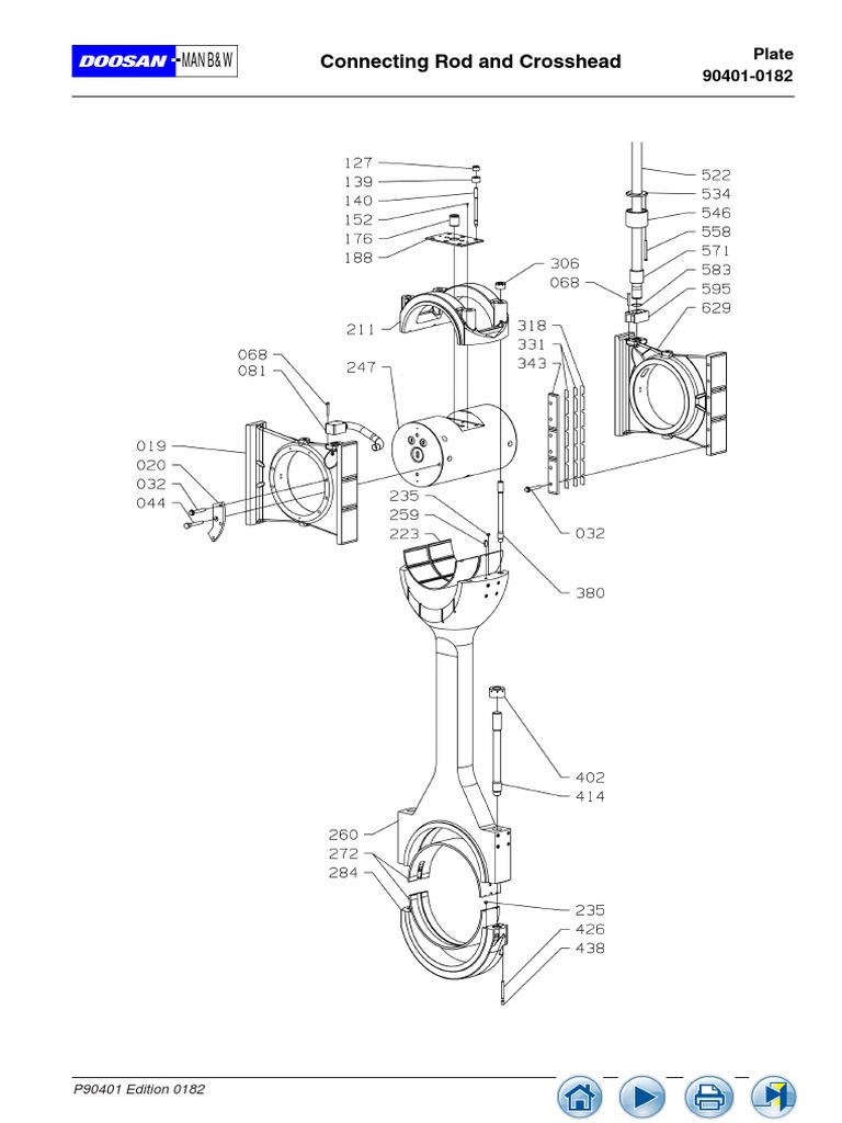 Man B&W Man B&W: Connecting Rod and Crosshead | PDF