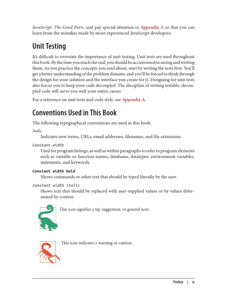 Unit Testing: Javascript: The Good Parts | PDF