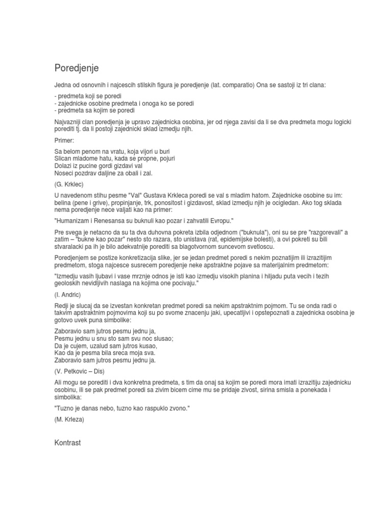 Stilske Figure | PDF