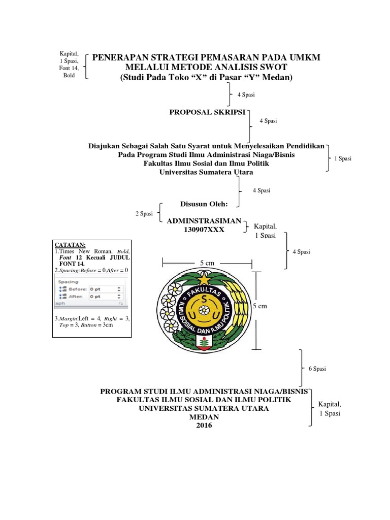 Panduan Proposal Skripsi (Print Out) | PDF