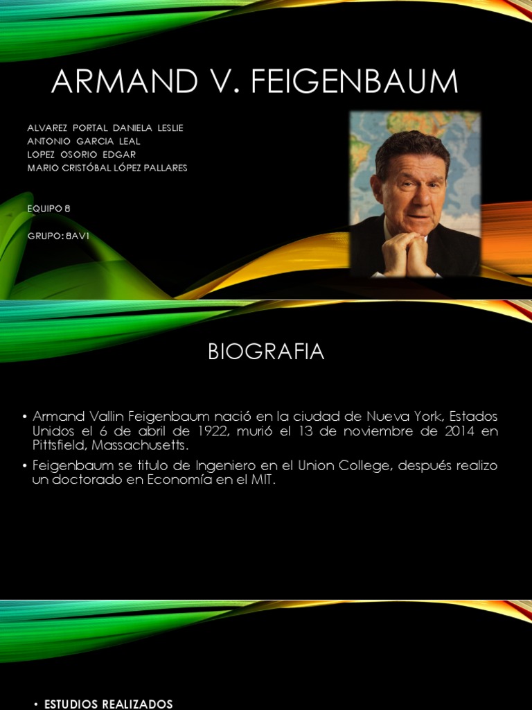 Armand Feigenbaum | PDF | Calidad (comercial) | Business