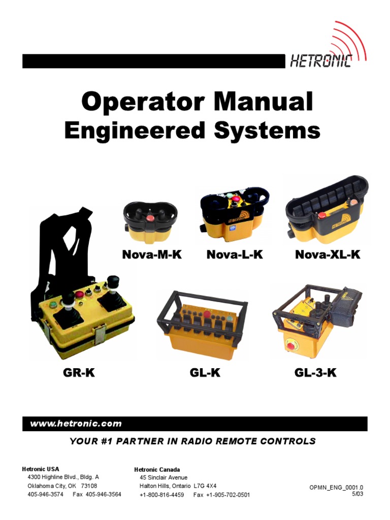 Wireless Remote Manual Hetronic | Electrical Connector | Antenna (Radio)