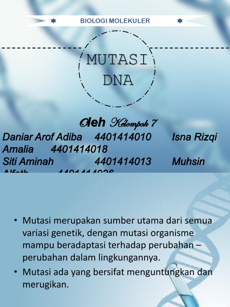 Mutasi Dna | PDF