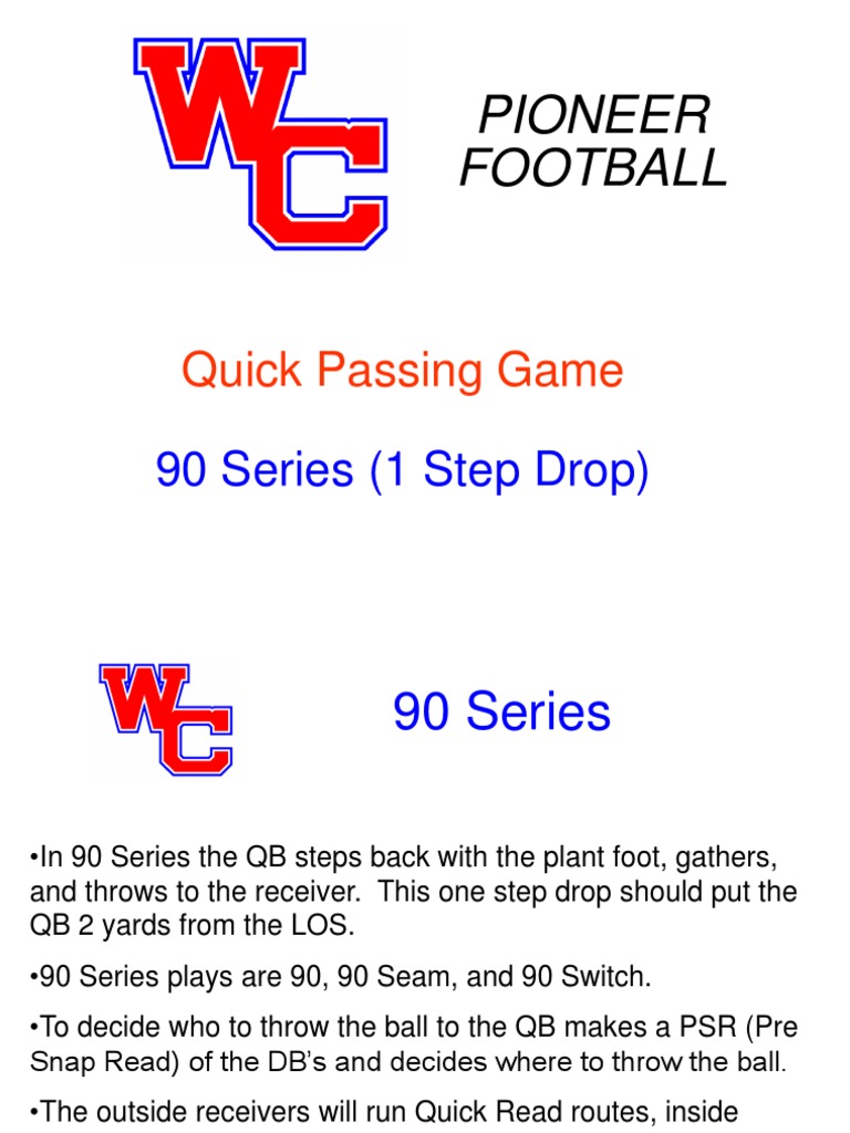 1step Drop Quick Pass Twins and Spread | PDF | Team Sports | Football Codes
