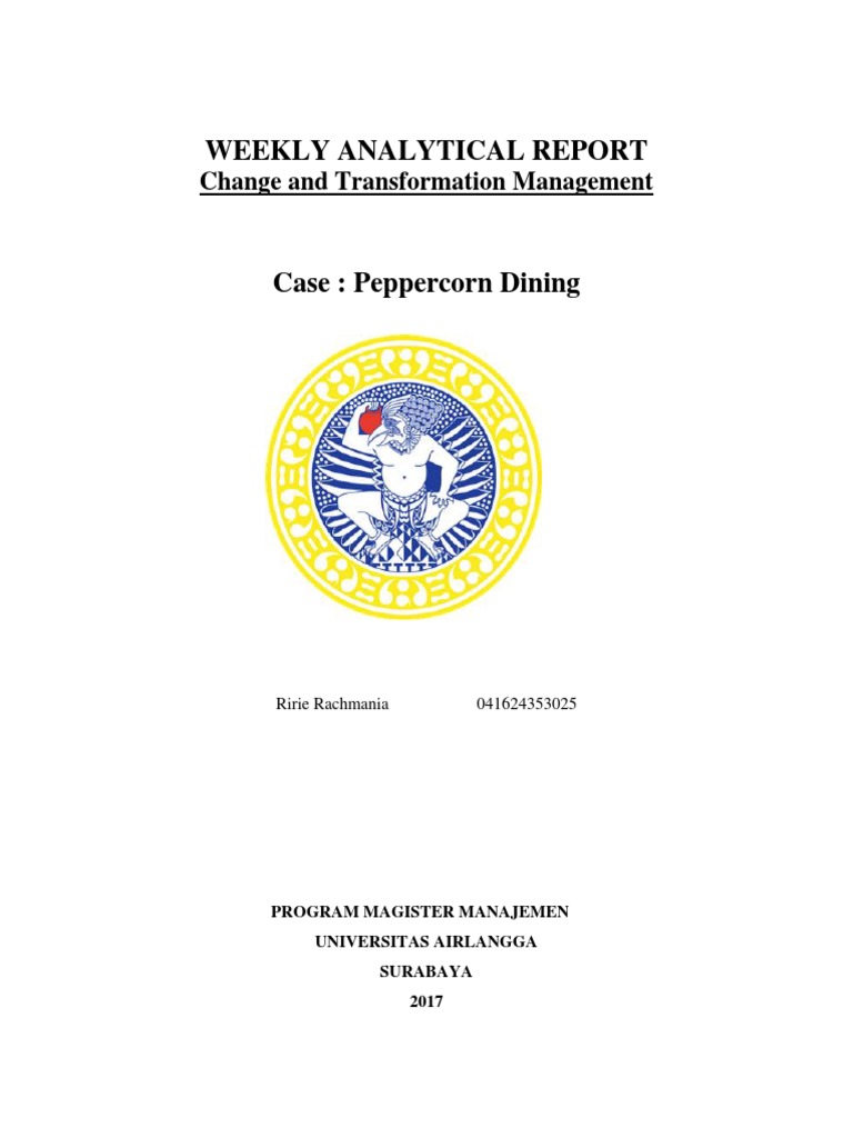 Peppercorn Dining - Ririe Rachmania | PDF