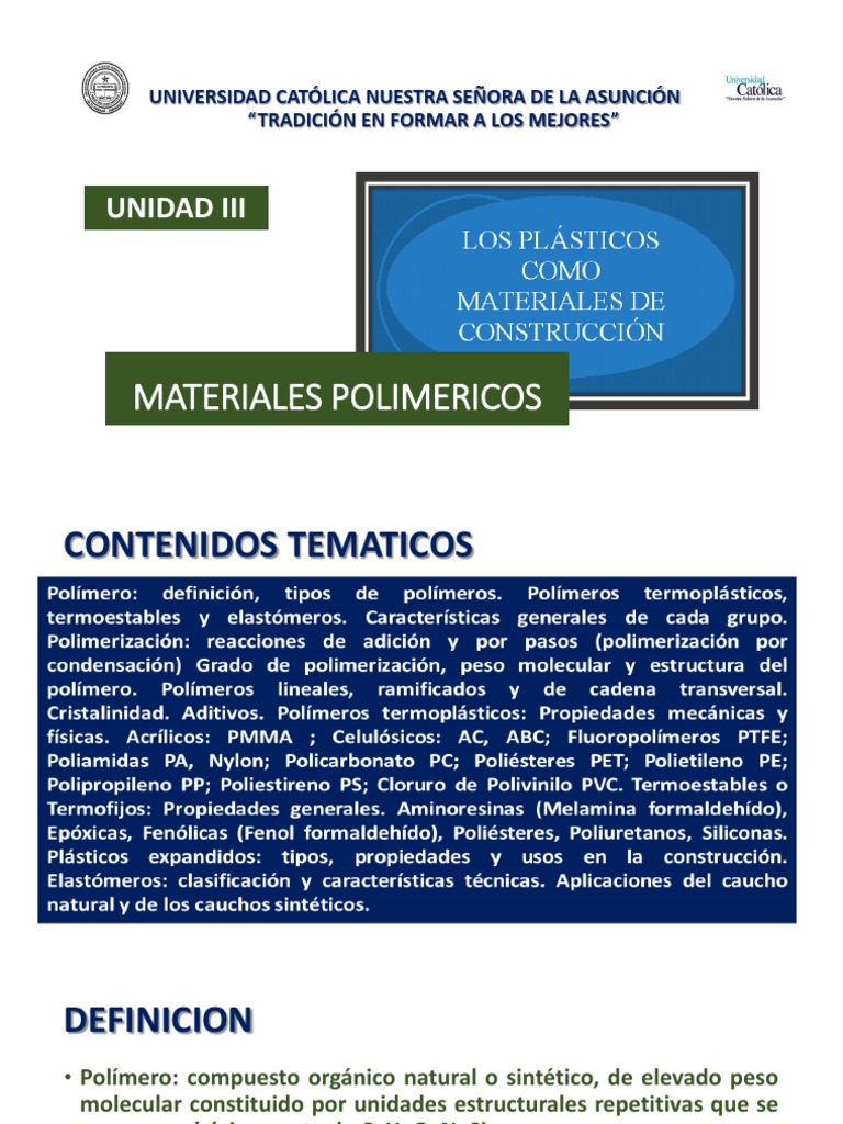 Introducción a los Polímeros y Plásticos | PDF | Polímeros | Polietileno