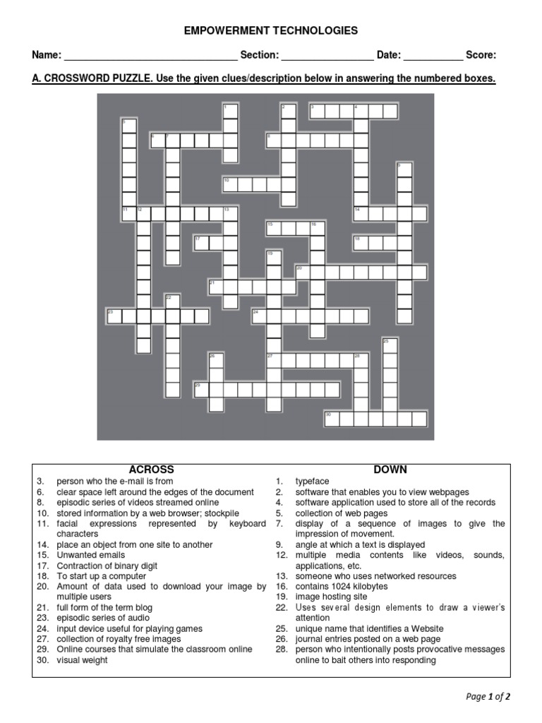 ICT Activity Sheet | PDF | Websites | Educational Technology