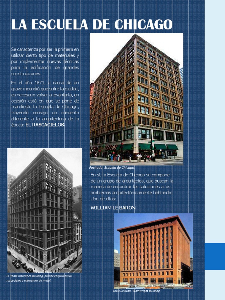Escuela de Chicago | PDF | Diseño arquitectonico | Arquitectura