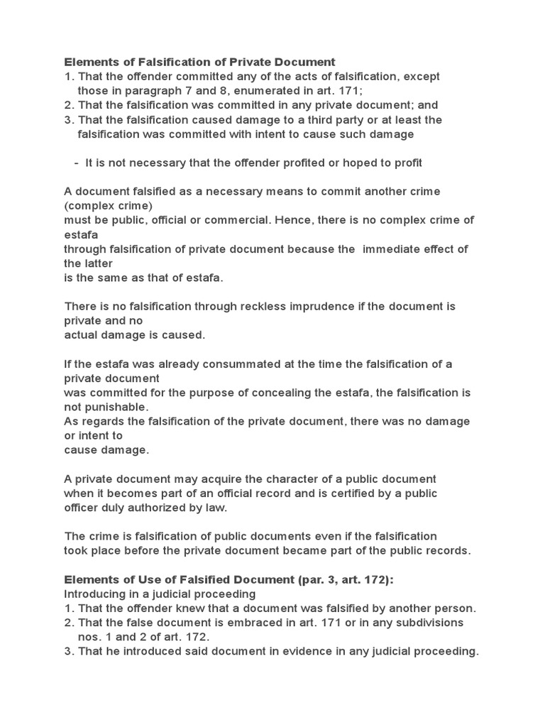 Elements of Estafa | PDF | Conspiracy (Criminal) | Fraud