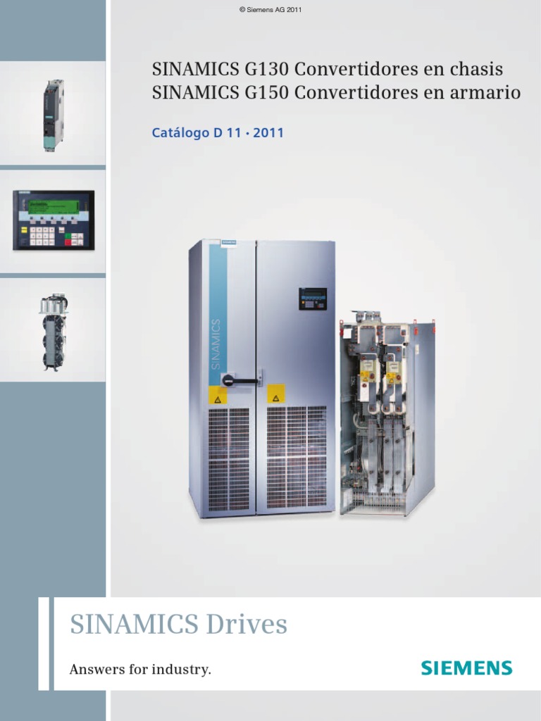 Catalogo Siemens Sinamics G-150 | PDF | Software | Industrias