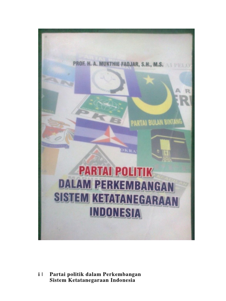 Perkembangan Partai Politik Indonesia | PDF