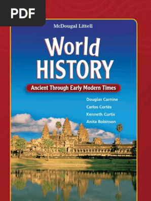 Holt World History Textbook