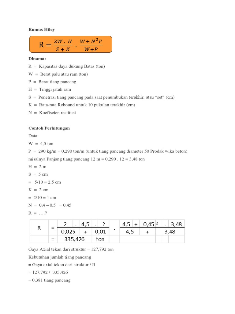 Rumus Hilley | PDF