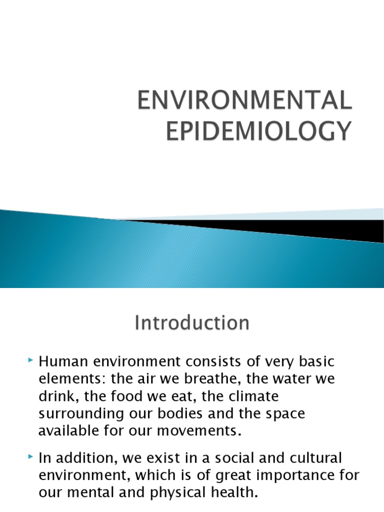 2 Environmental Epidemiology | PDF | Geographic Information System | Waste