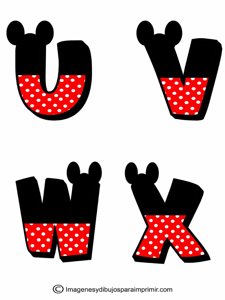 Letras Mickey Mouse5