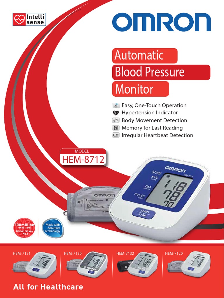 Blood Pressure Automatic: Intelli Sense | PDF | Blood Pressure ...