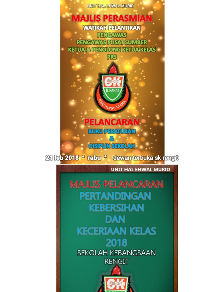 Bunting Pelancaran | PDF