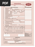 IDBI Request Form | PDF