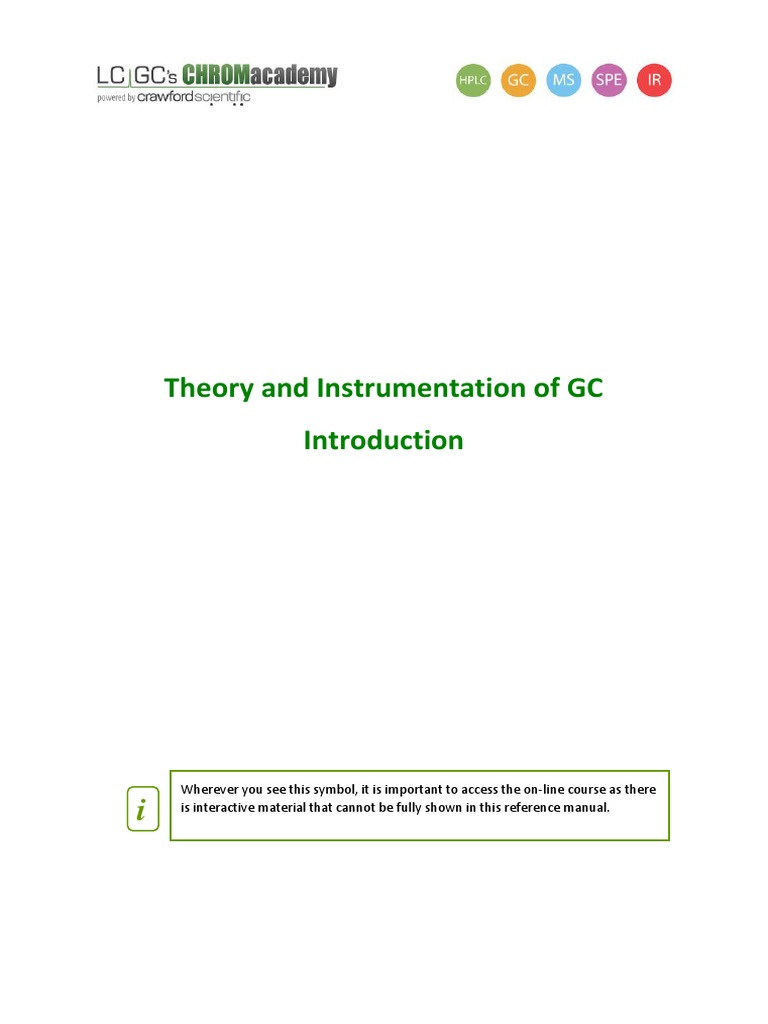 Theory and Instrumentation of GC Introduction PDF | PDF | Gas ...