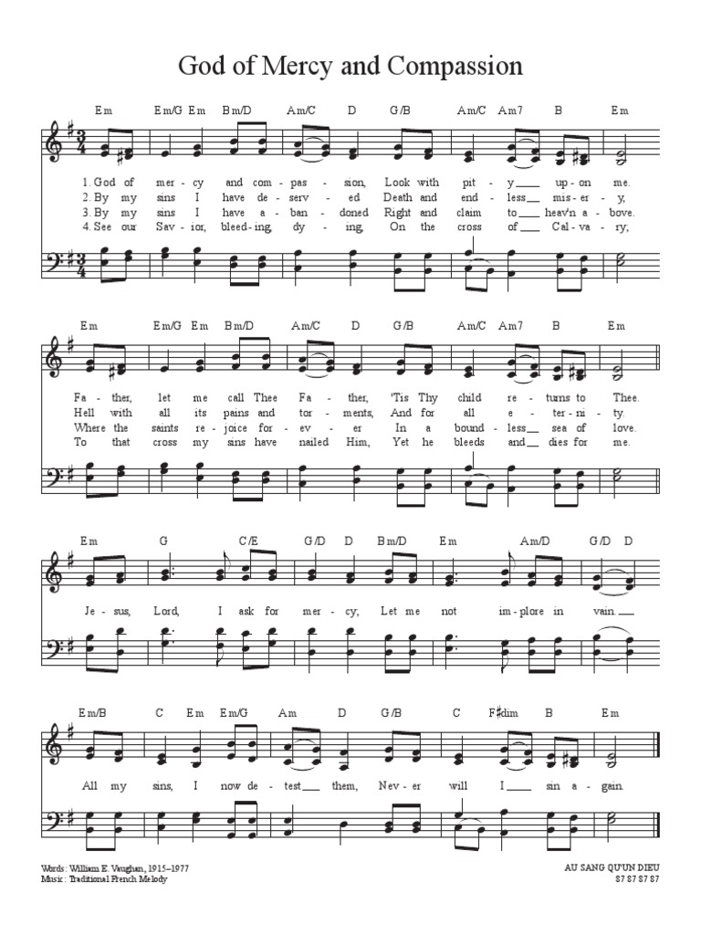 God of Mercy and Compassion | PDF | Religious Belief And Doctrine ...