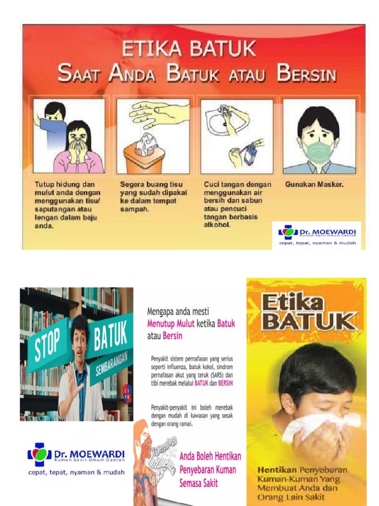 Leaflet Etika Batuk | PDF