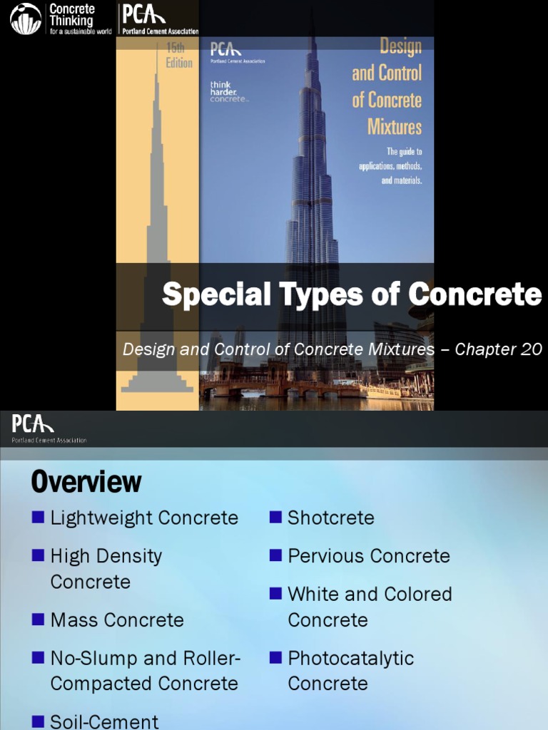EB001 CH20 - Special Types of Concrete | PDF