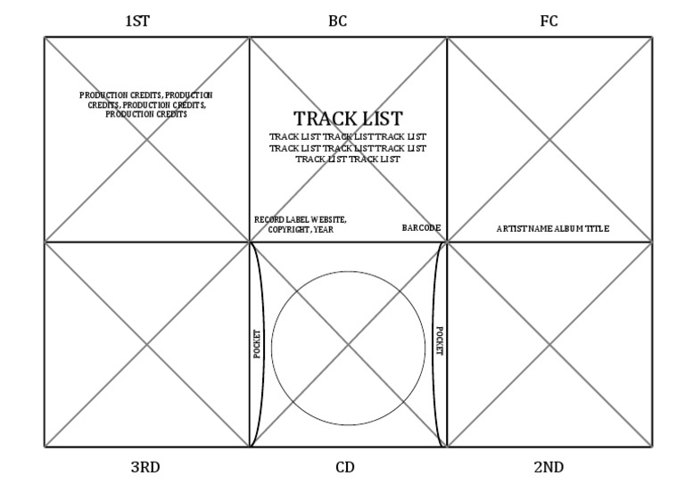 Digipak Flatplan | PDF