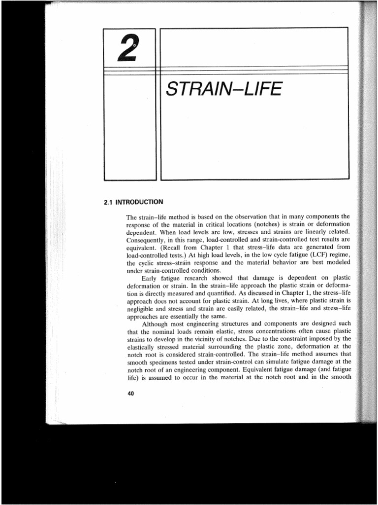 Chapter 2 - Strain-Life | PDF