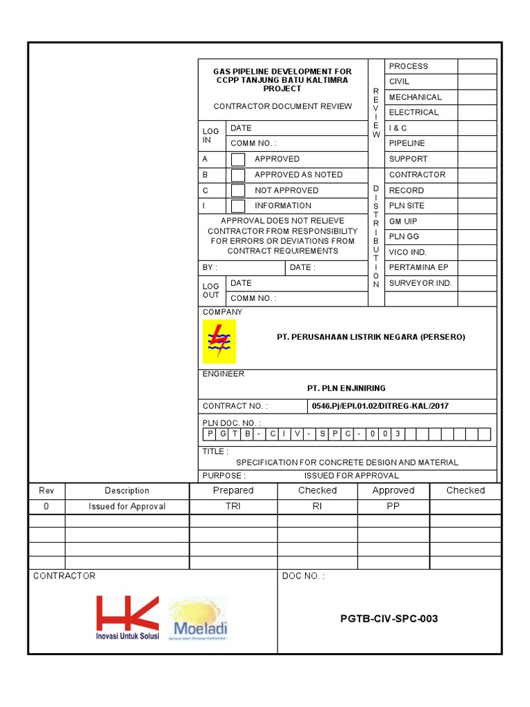 Concrete Specification for CCPP Project | PDF | Concrete | Mortar (Masonry)