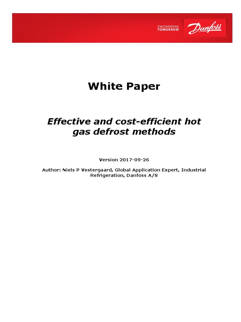 ICFD - White Paper - Effective and Cost-Efficient Hot Gas Defrost ...