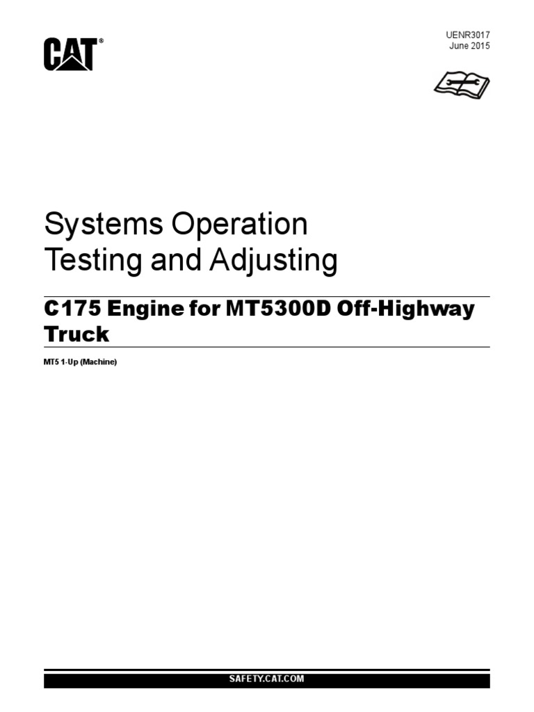 UENR3017 - System Operation - Testing & Adjusting C175 | PDF | Internal ...