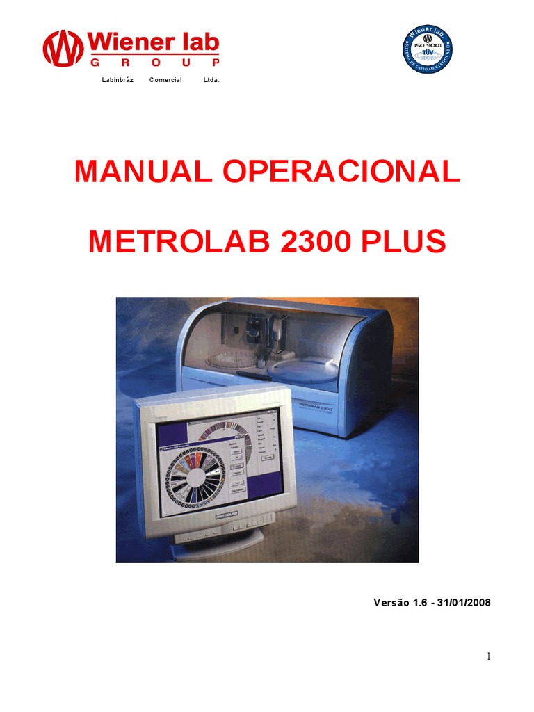 Manual Operacional Metrolab 2300 Plus 31.01.08 | PDF | Computação e ...