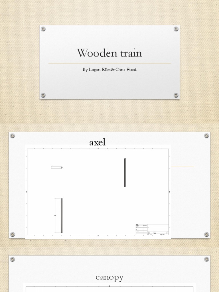 Wooden Train Presentation by Logan Eller and Chris Frost | PDF | Nature