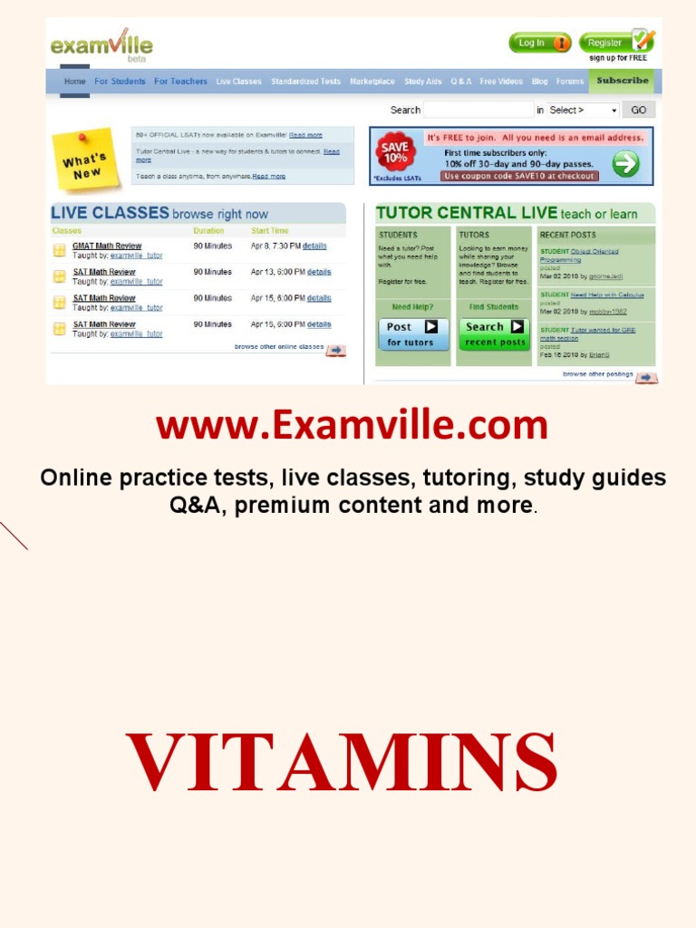 Online Practice Tests, Live Classes, Tutoring, Study Guides Q&A ...