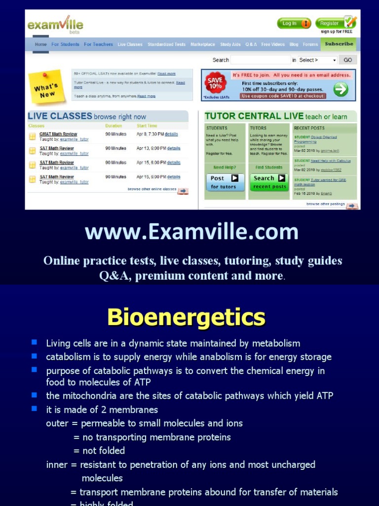 Bioenergetics