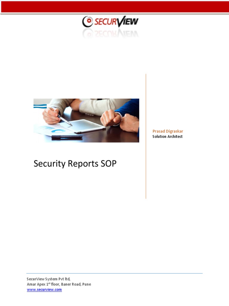 Understanding Security Reporting Procedures at SecurView System Pvt Ltd ...
