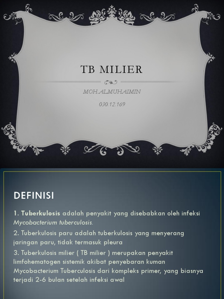 TB Milier | PDF