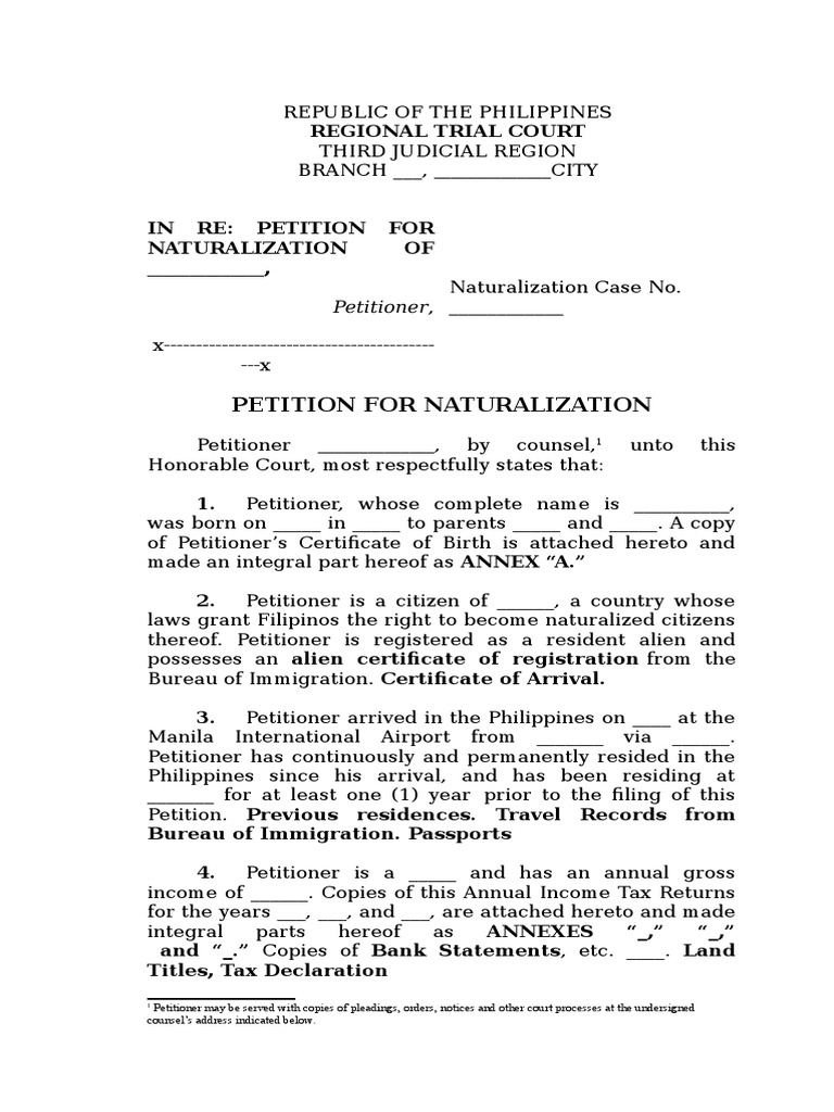 Petition for Naturalization | Naturalization | Citizenship